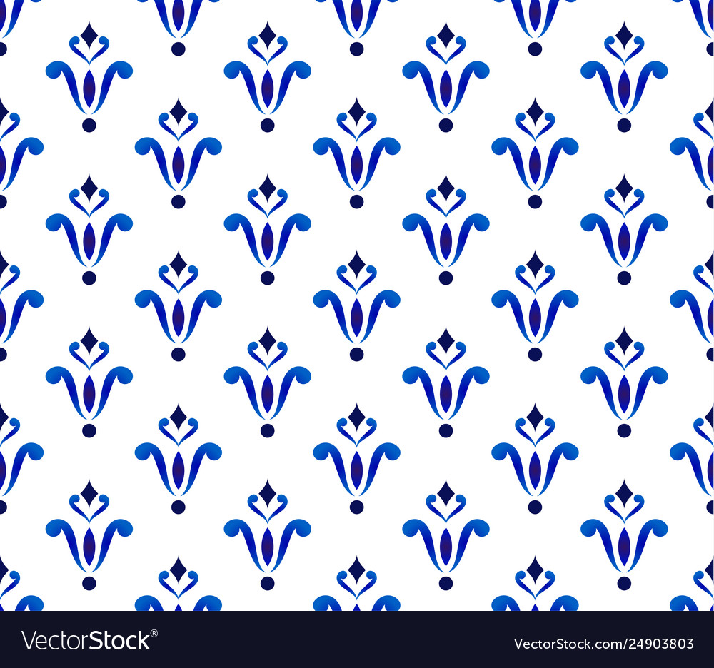 Cute ceramic pattern Royalty Free Vector Image