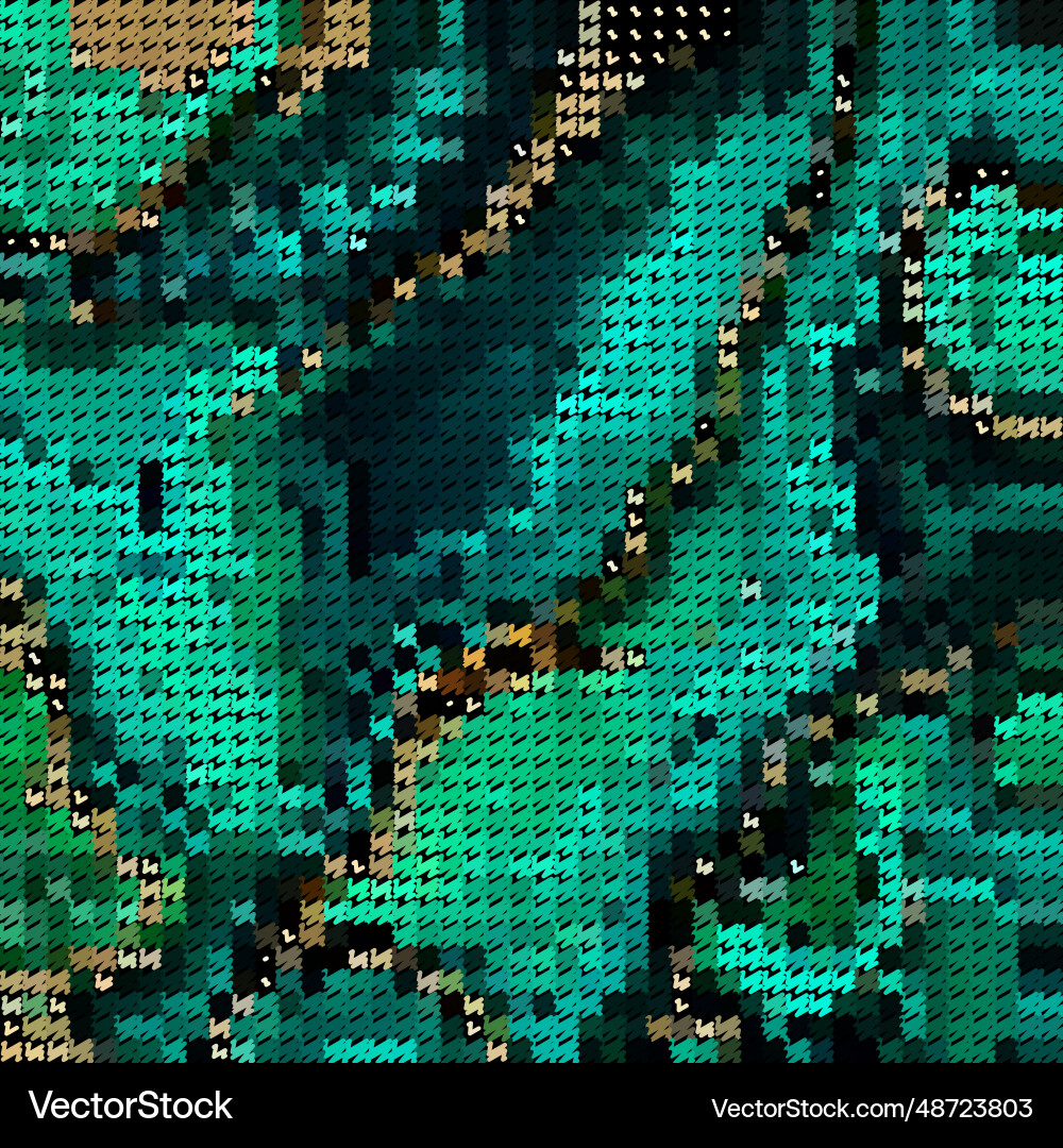 Halftone zigzag lines waves muir mural coastlines Vector Image