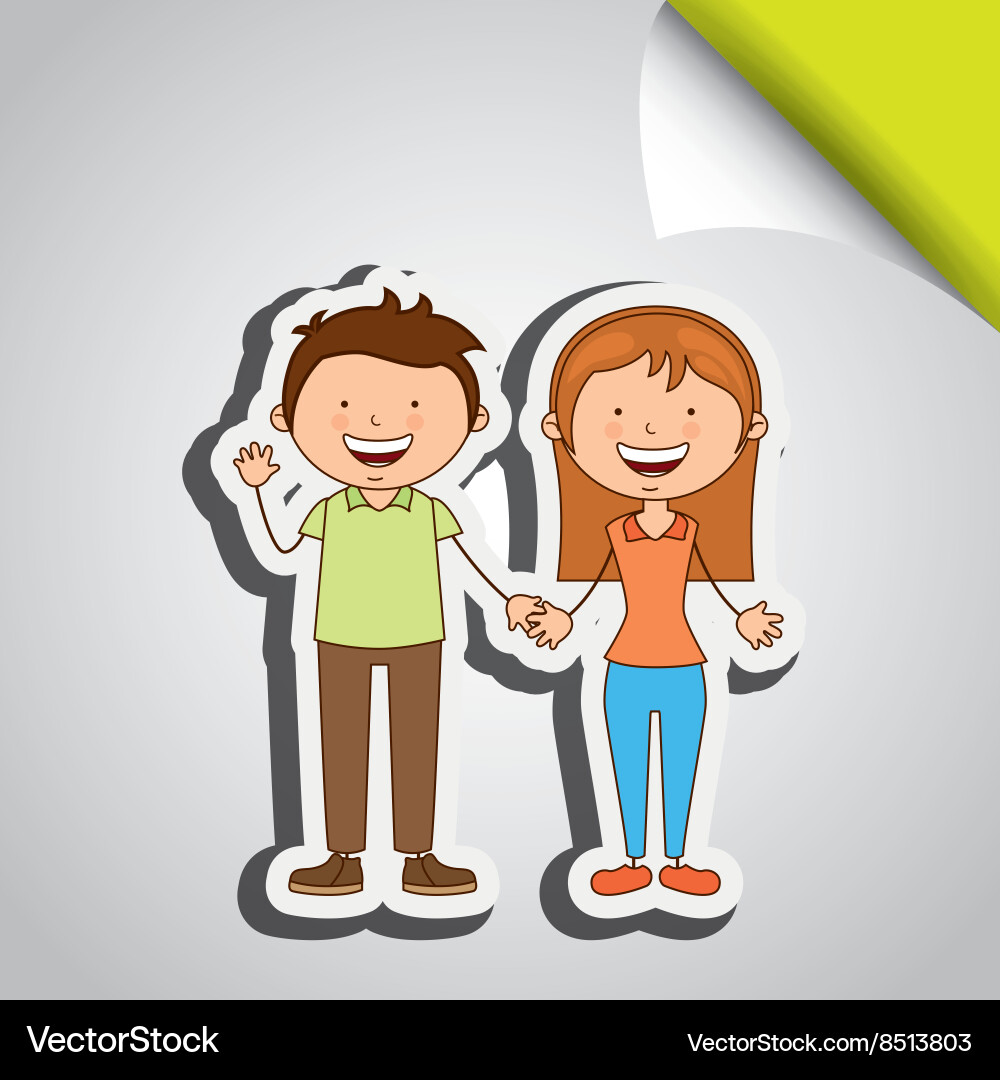 Happy family design Royalty Free Vector Image - VectorStock