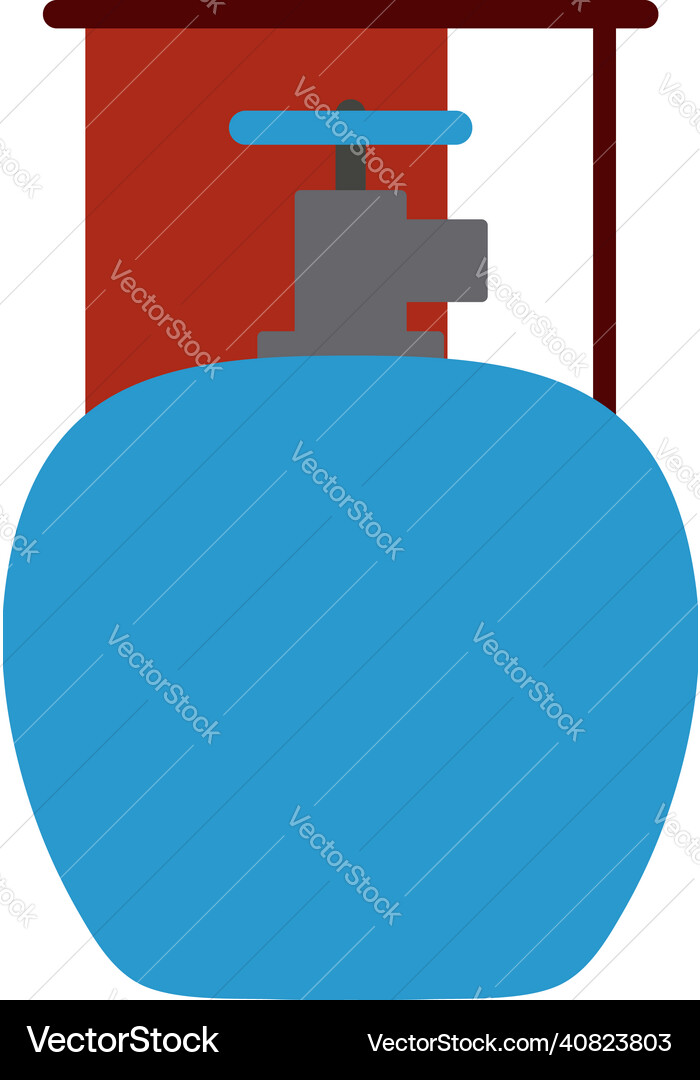 Icon of camping gas container Royalty Free Vector Image
