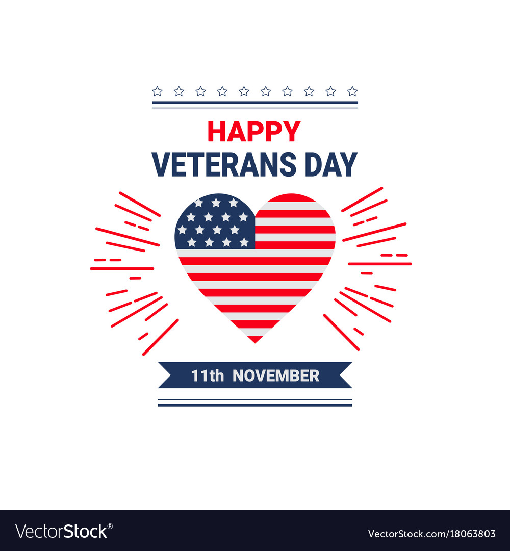 Veterans day celebration national american holiday