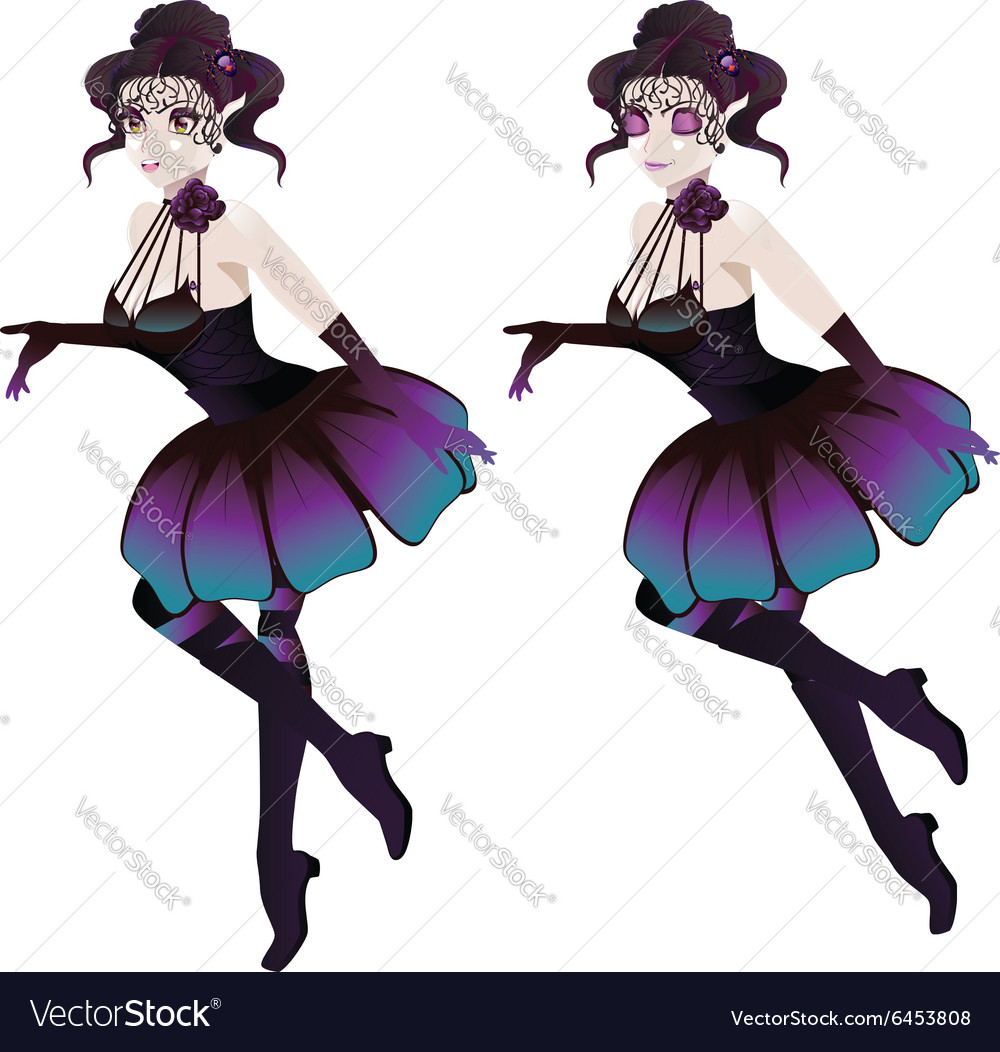 Dark elf2 Royalty Free Vector Image - VectorStock