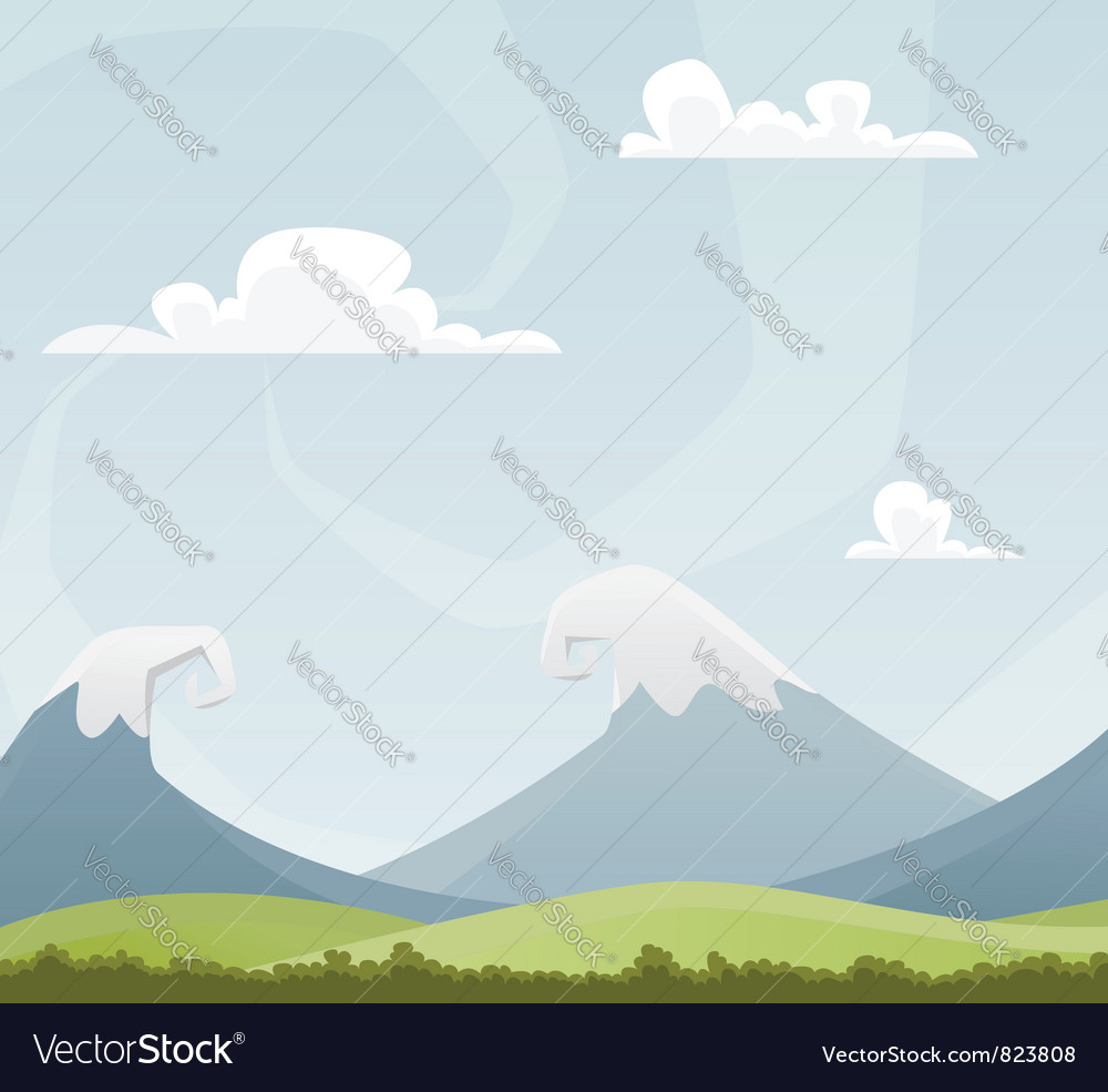 Landscape Royalty Free Vector Image - VectorStock