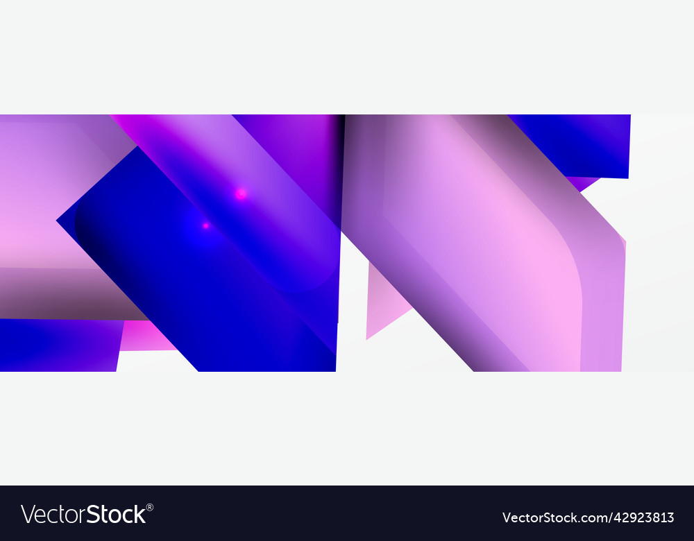 Abstract background simple color geometric shapes Vector Image
