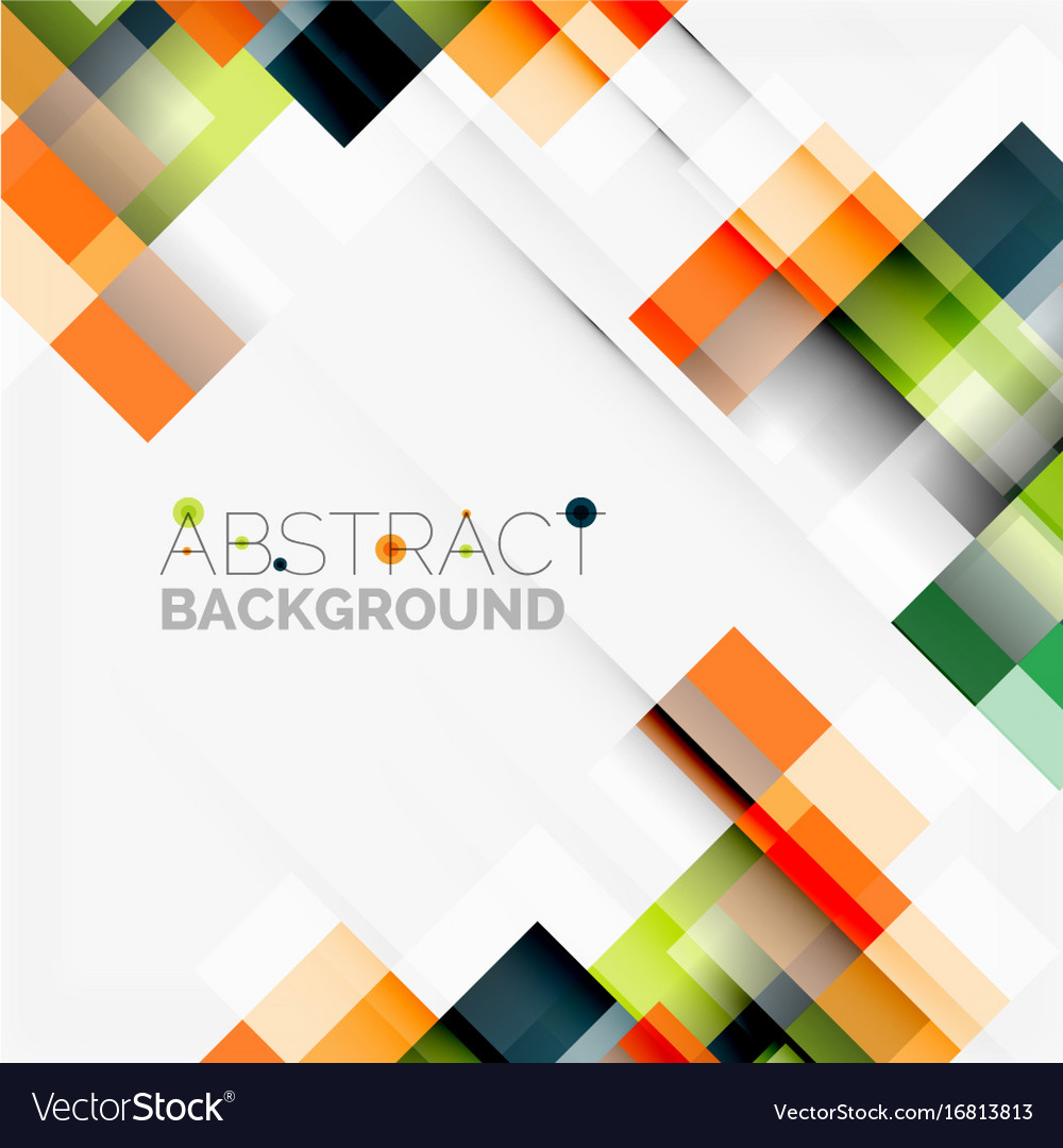Abstract blocks template design background simple Vector Image