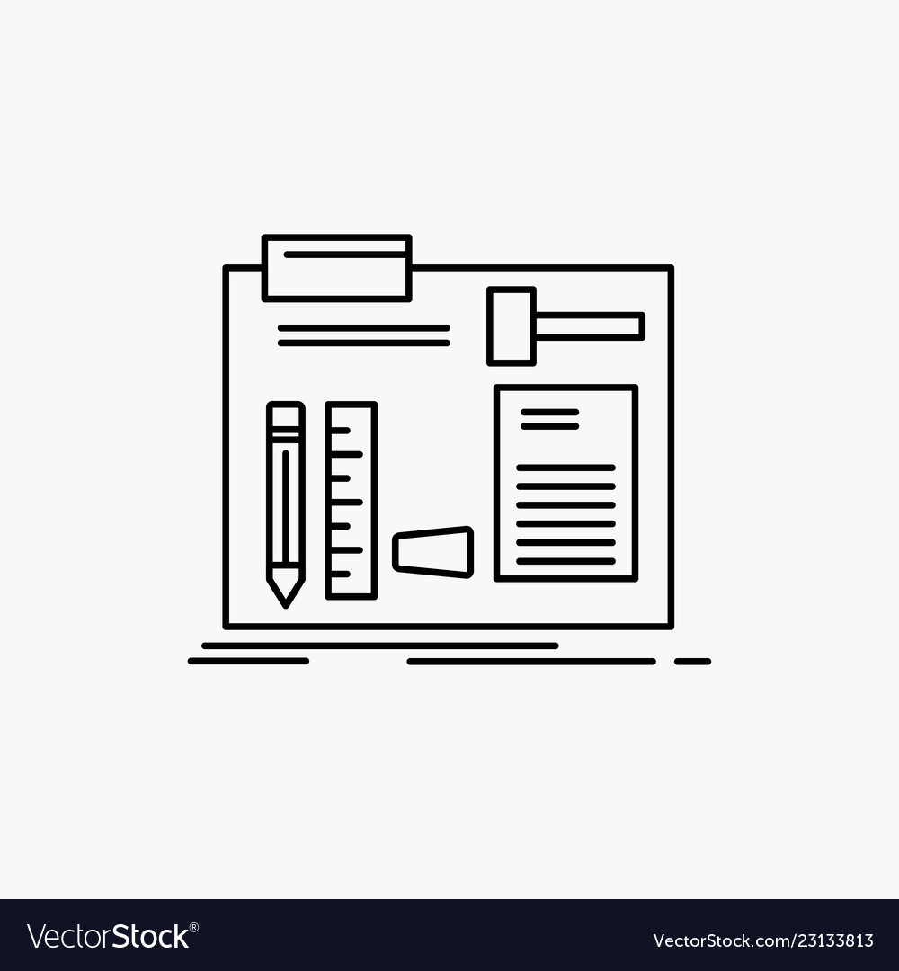 Build construct diy engineer workshop line icon Vector Image