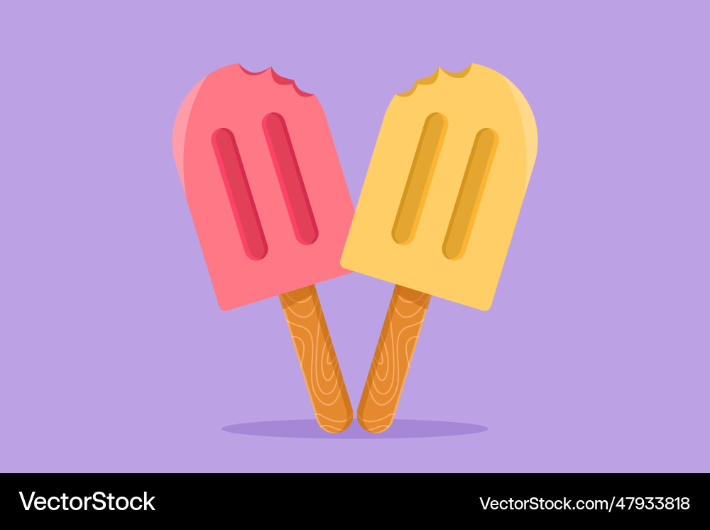 Cartoon flat style drawing fresh delicious Vector Image