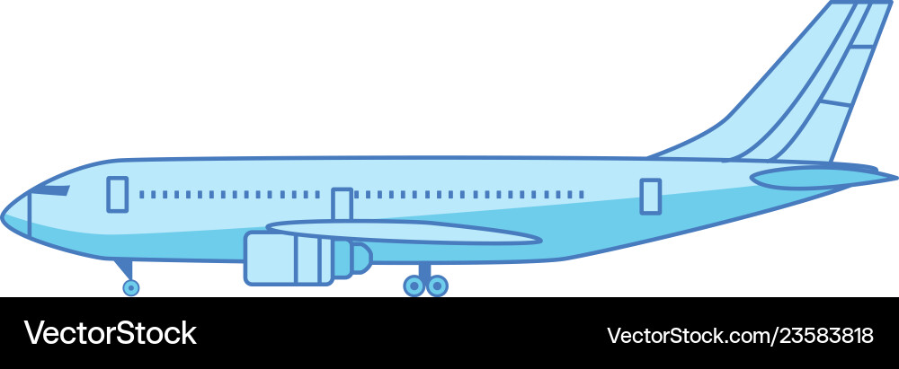 Iron bird plane in sky jet Royalty Free Vector Image