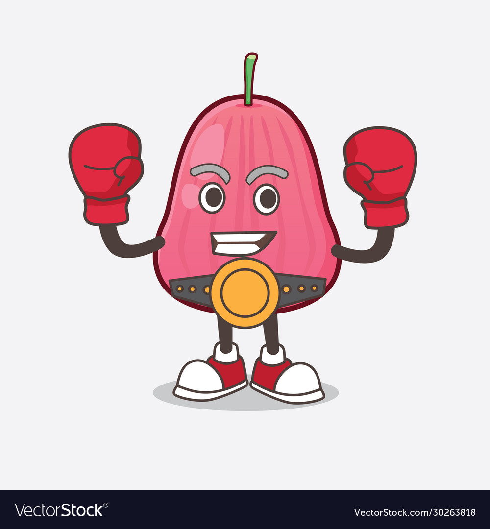 Java apple cartoon mascot character in sporty Vector Image