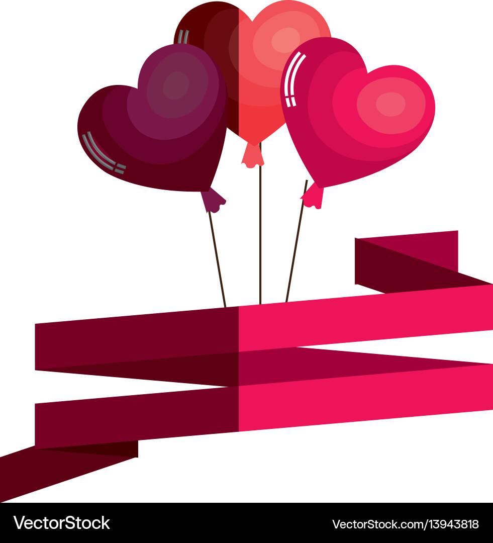 Love card with heart Royalty Free Vector Image