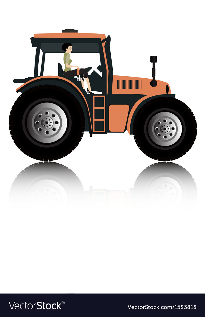 Tractor Royalty Free Vector Image - VectorStock