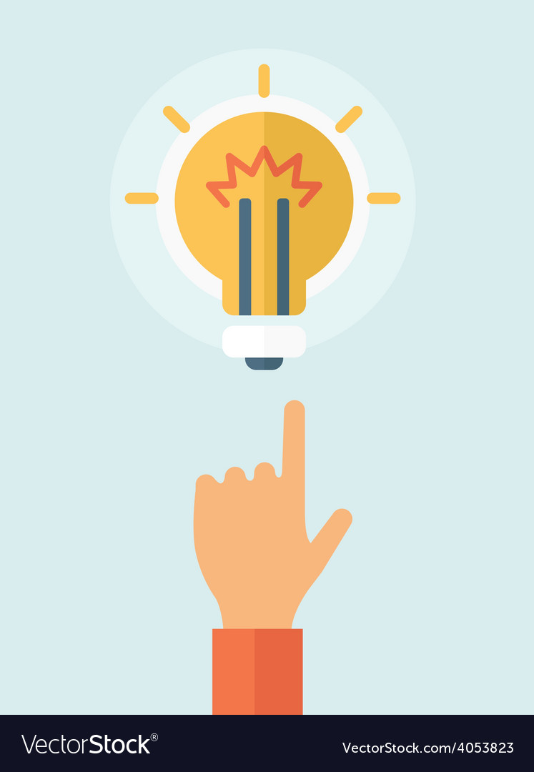 Idea bulb Royalty Free Vector Image - VectorStock