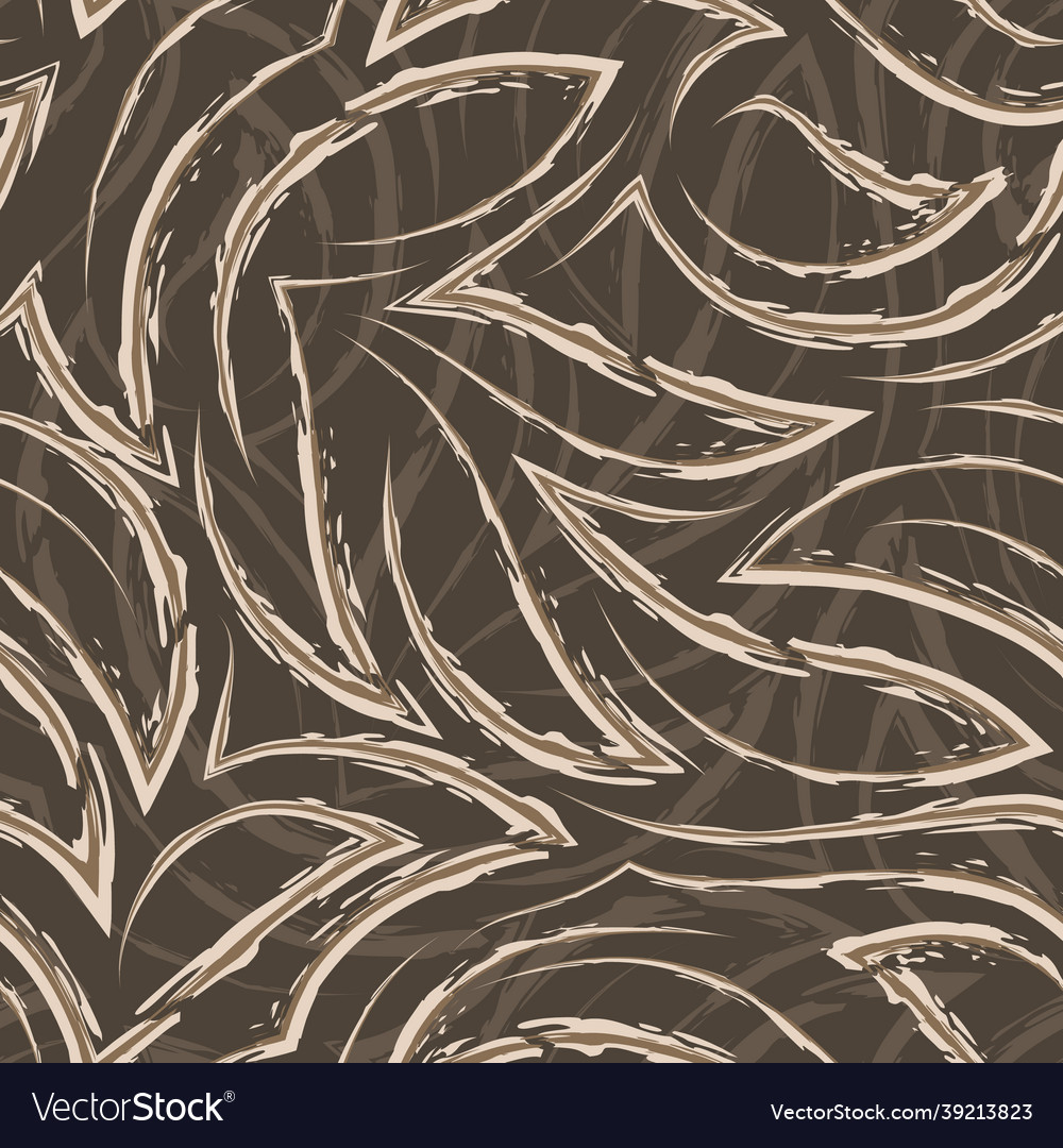 Seamless pattern in beige colors from Royalty Free Vector