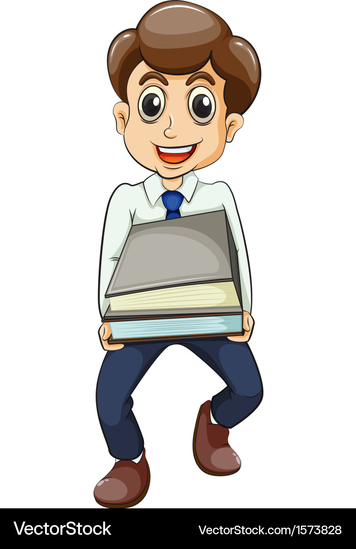 A very busy businessman Royalty Free Vector Image