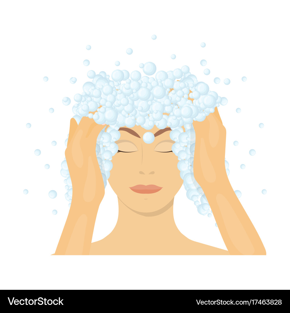 Foam single icon in cartoon style Royalty Free Vector Image
