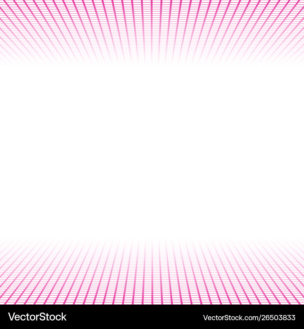 Perspective banner made pink squares tiles Vector Image