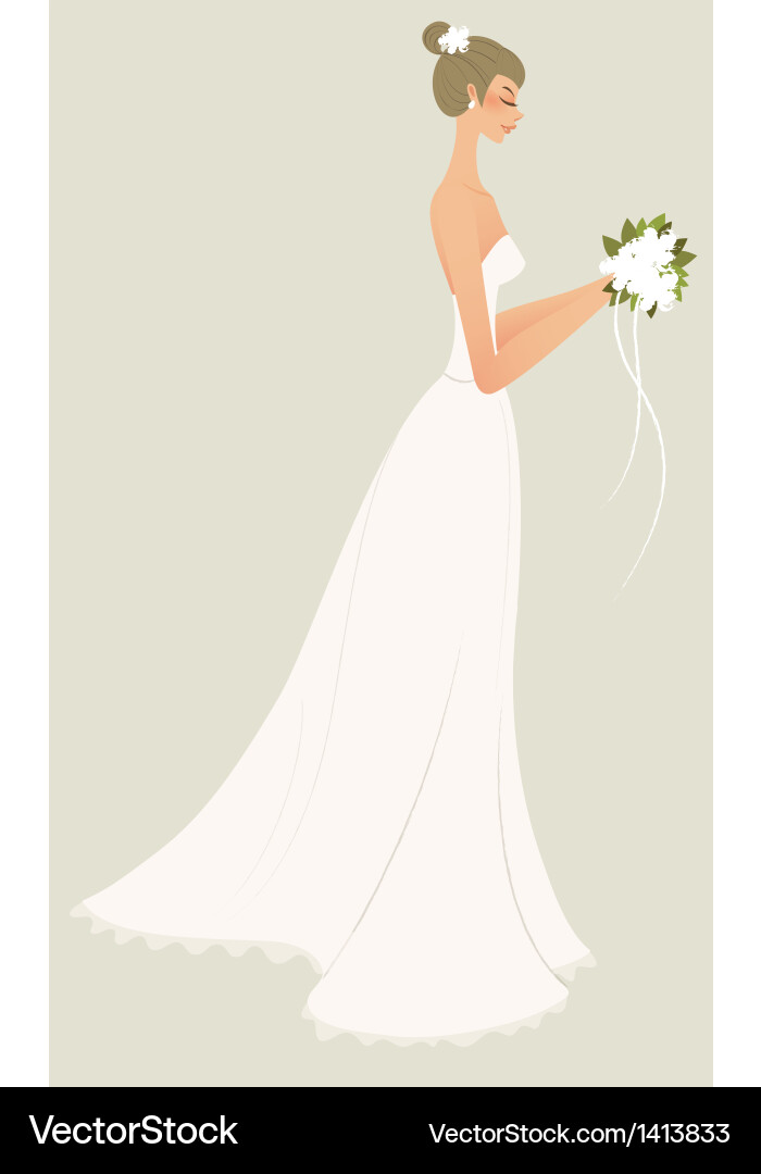 Side view of woman Royalty Free Vector Image - VectorStock