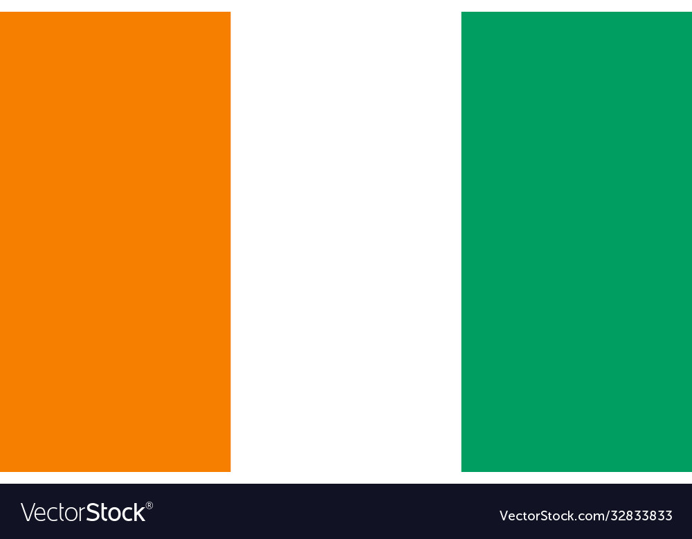 Waving Flag Cote D Ivoire Royalty Free Vector Image