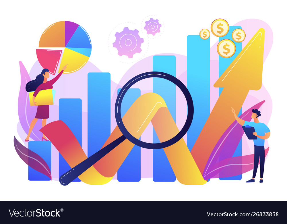 Competitive analysis concept Royalty Free Vector Image Competitive analysis concept Royalty Free Vector Image