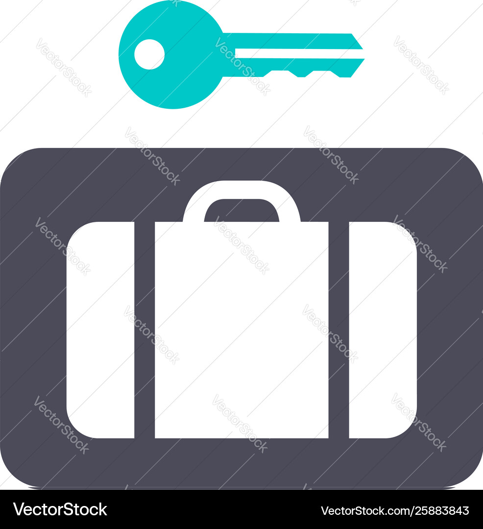 New gray turquoise icon on a white background Vector Image