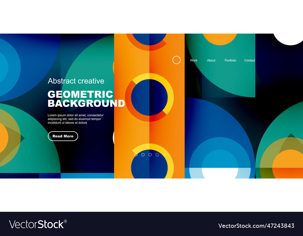 Simple circles and round elements pattern Vector Image