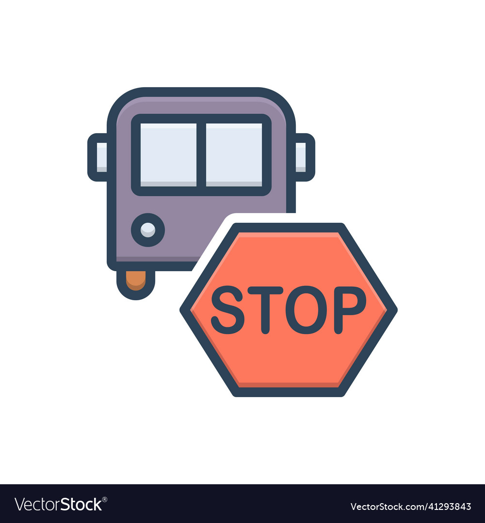 Stops Royalty Free Vector Image - VectorStock