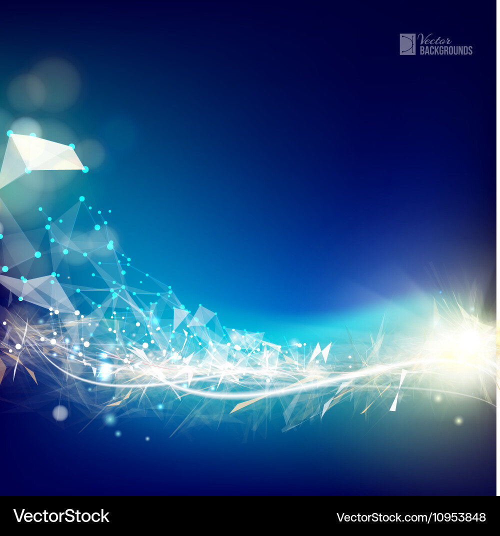 Asymmetric Triangle Structure Royalty Free Vector Image