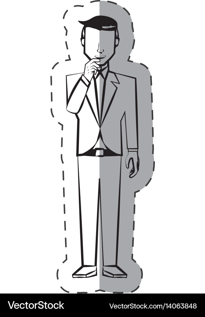 Man people male character Royalty Free Vector Image