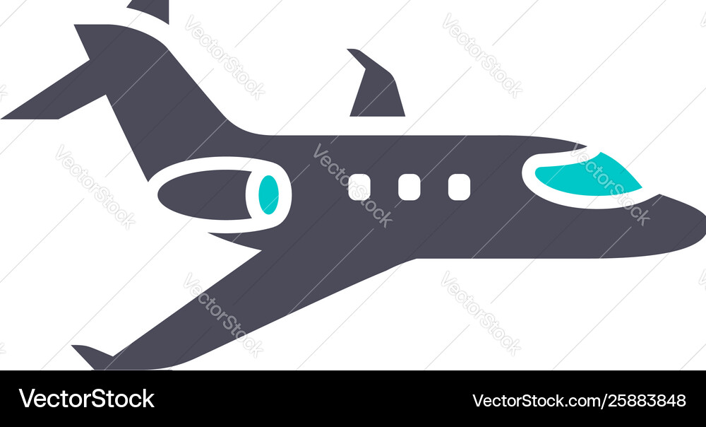 New gray turquoise icon on a white background Vector Image