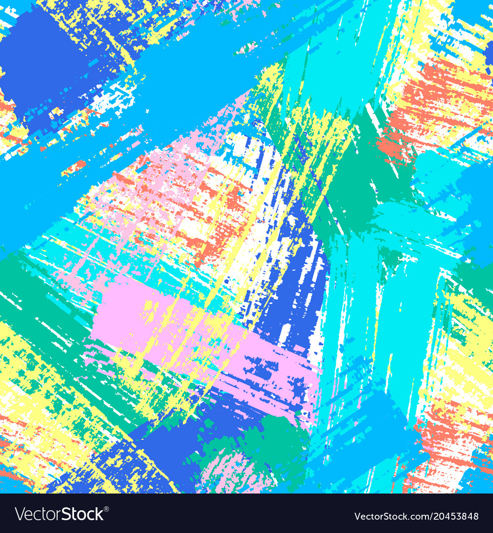 Seamless abstract background pattern with paint Vector Image