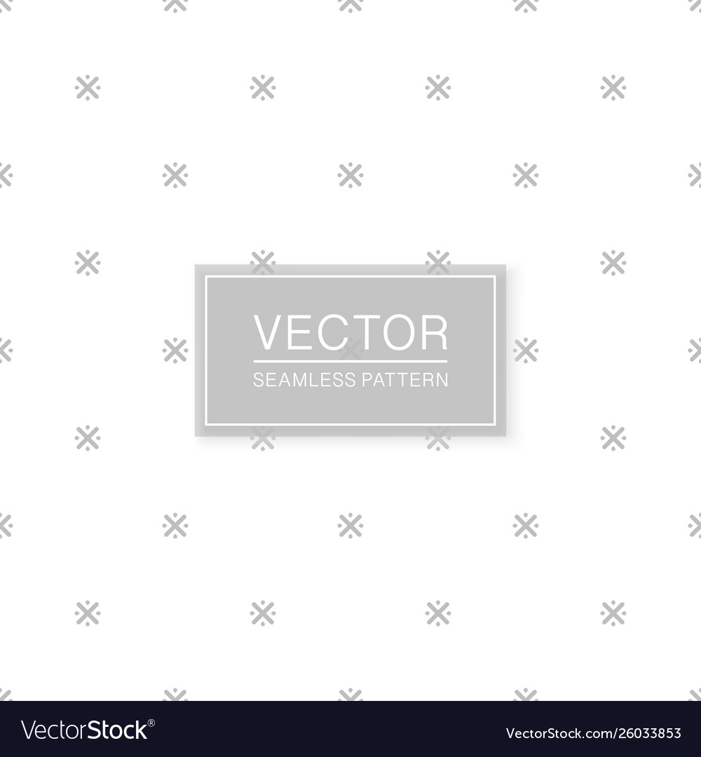 Stylish seamless creative pattern - simple Vector Image