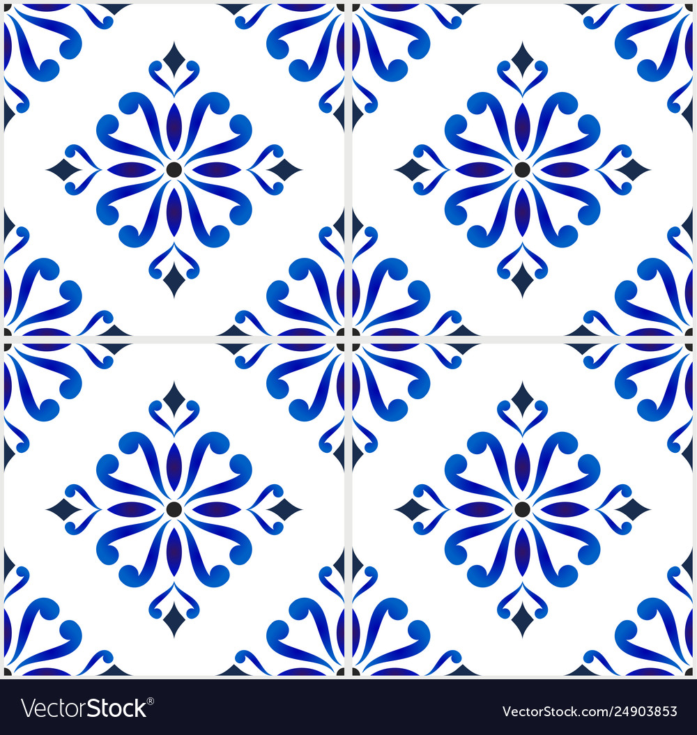 Tile pattern design Royalty Free Vector Image - VectorStock