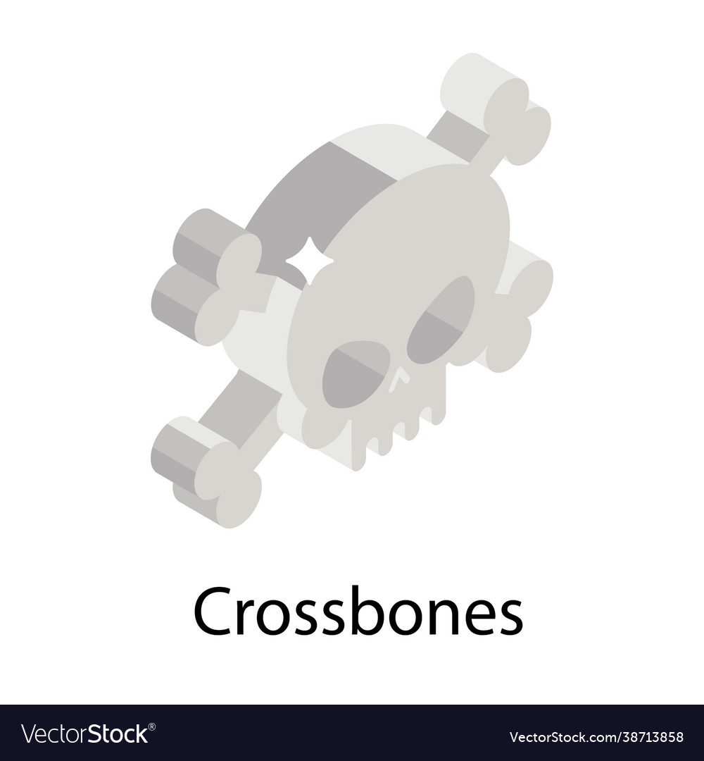 Crossbones Royalty Free Vector Image - VectorStock