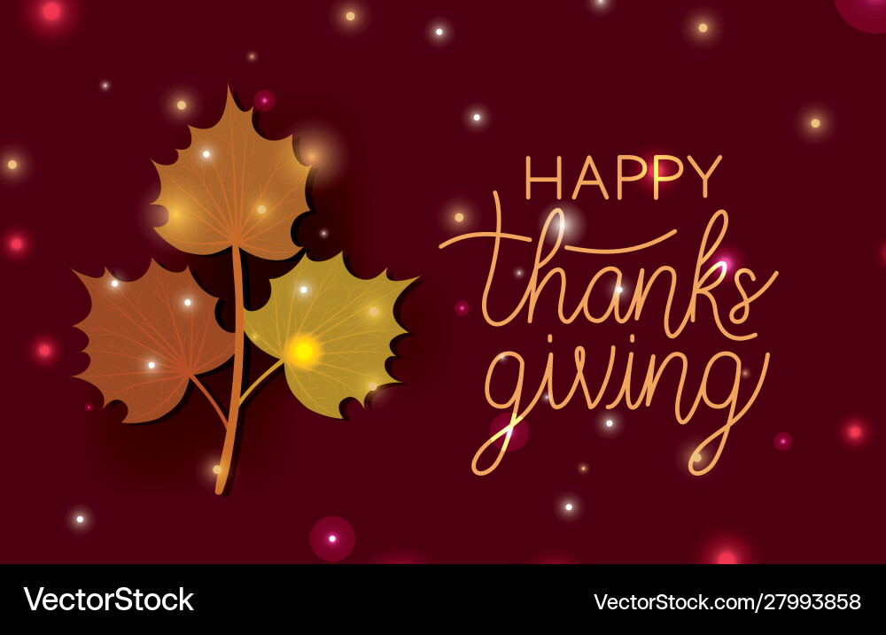 Happy thanksgiving day design Royalty Free Vector Image