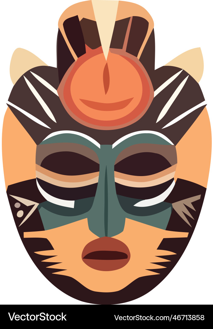 Indigenous cultures celebrate tradition with flat Vector Image