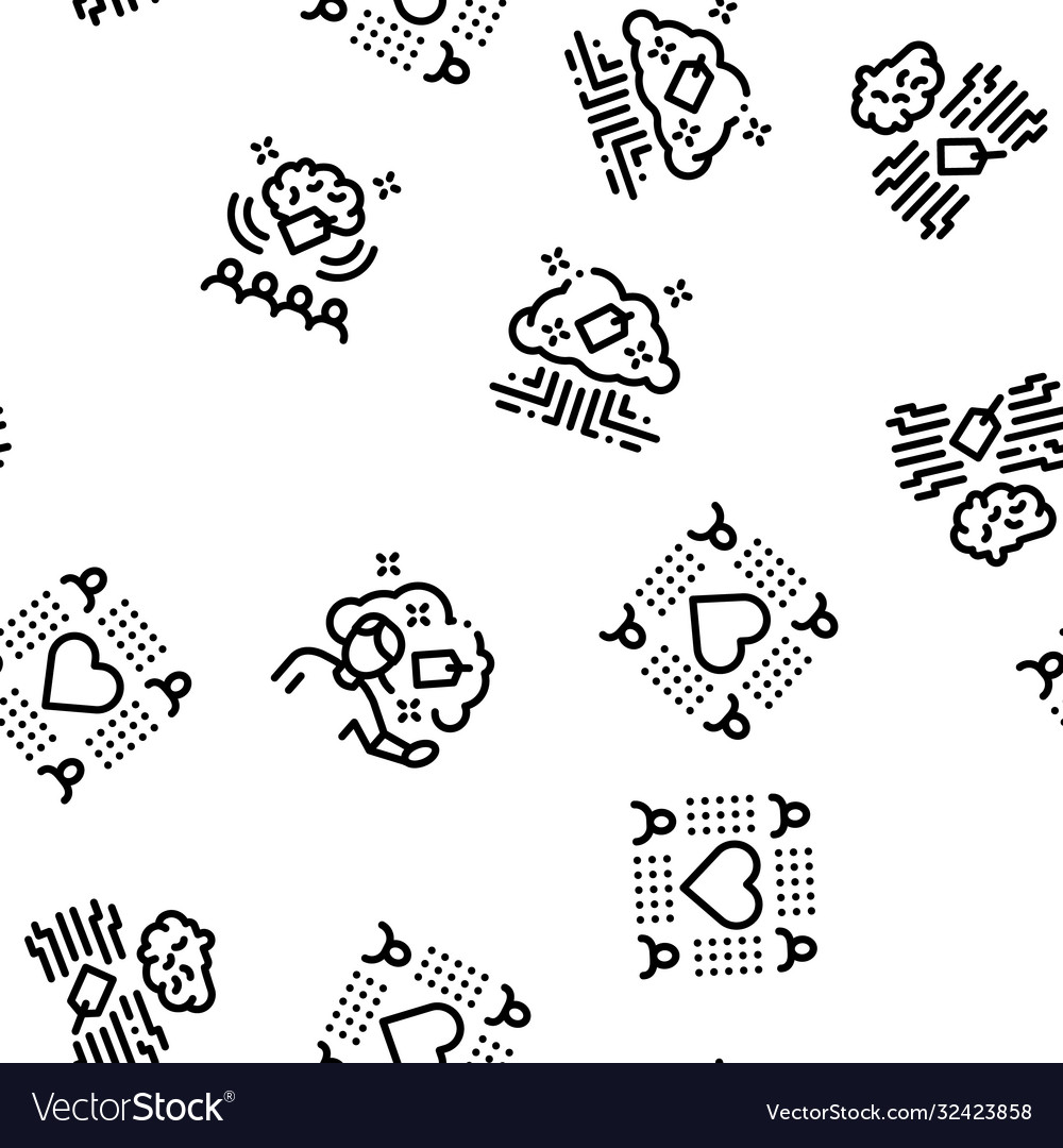 Neuromarketing business strategy icons set Vector Image Neuromarketing business strategy icons set Vector Image
