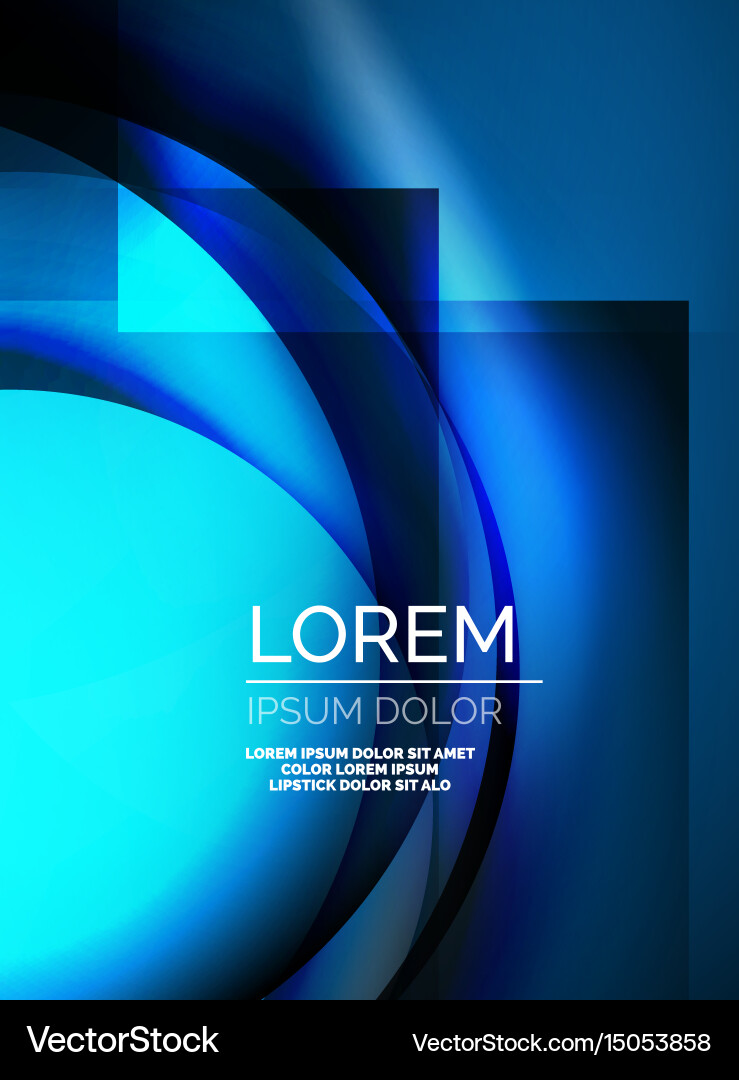 Shiny silk wave template color satin with effects Vector Image