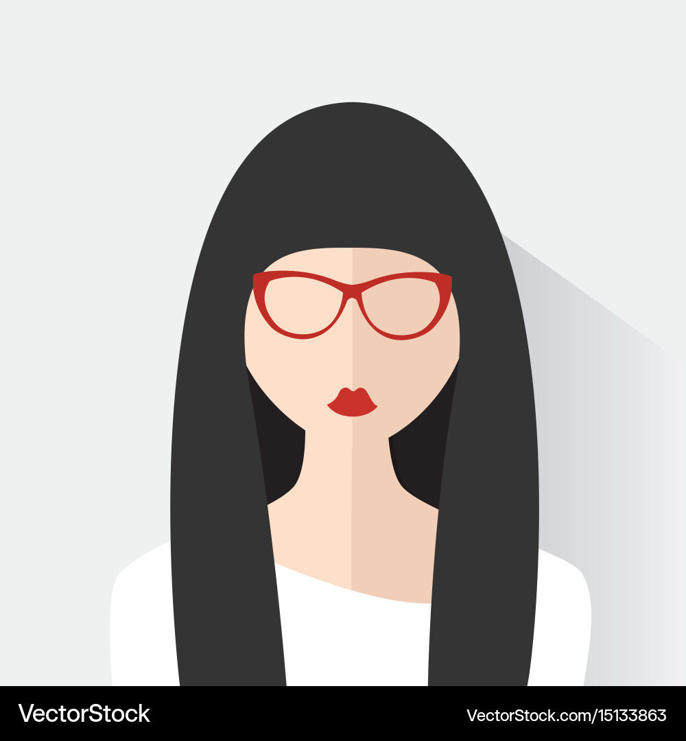 Avatar modern woman Royalty Free Vector Image - VectorStock