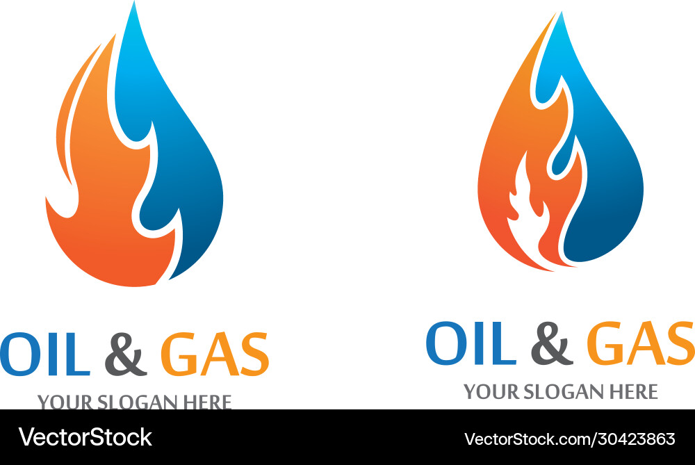Gas and oil icon Royalty Free Vector Image - VectorStock