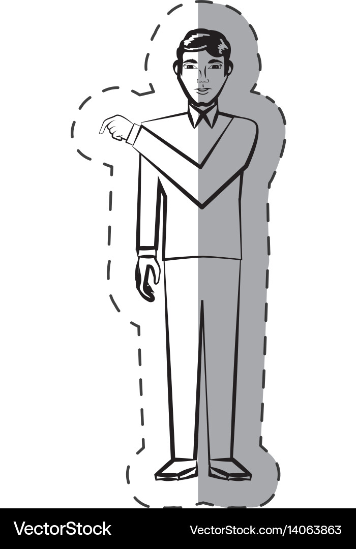 Man people male character Royalty Free Vector Image