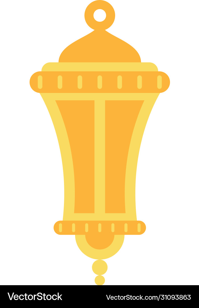 Ramadan kareem lamp decorative icon Royalty Free Vector