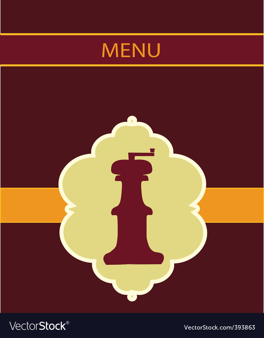 Restaurant menu Royalty Free Vector Image - VectorStock
