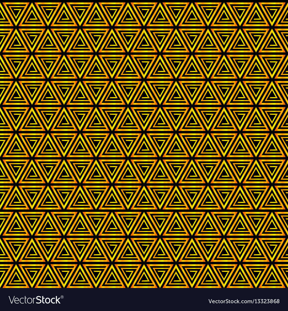 Seamless pattern background triangle retro Vector Image
