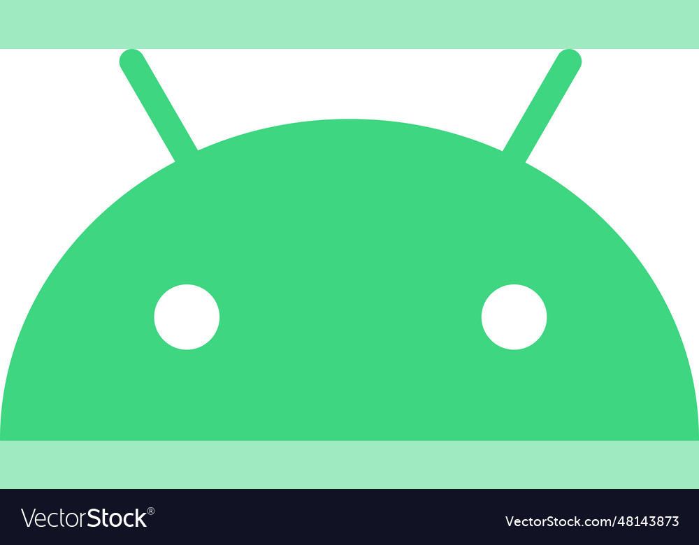 Android is a mobile operating system Royalty Free Vector
