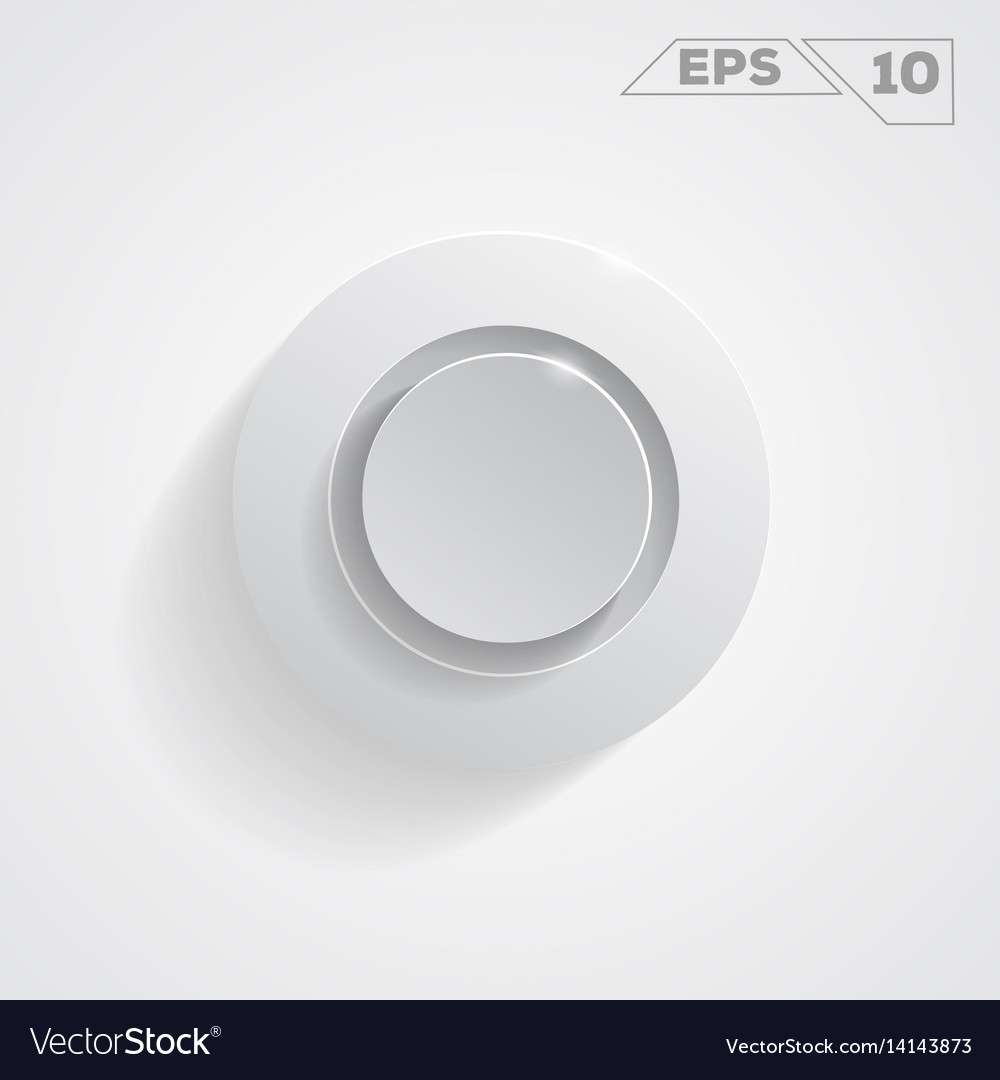 Circle button icon Royalty Free Vector Image - VectorStock