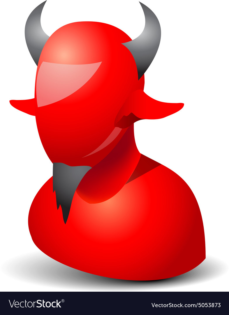 Devil icon Royalty Free Vector Image - VectorStock