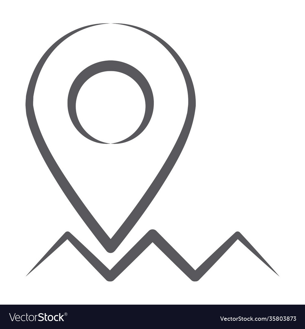 Map location Royalty Free Vector Image - VectorStock