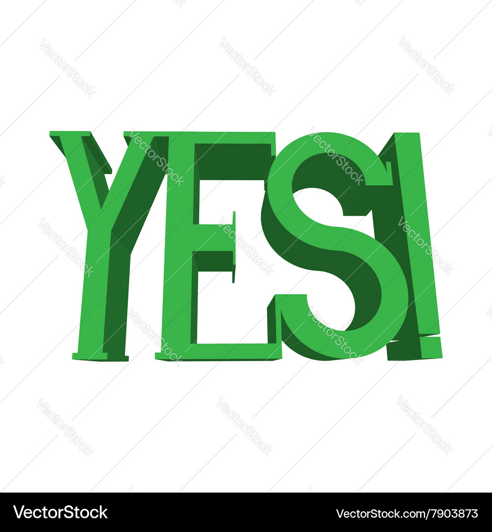 No word icon cartoon style Royalty Free Vector Image