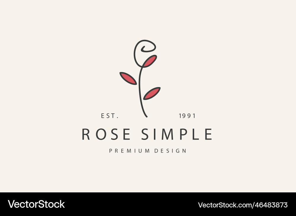 Rose Royalty Free Vector Image - VectorStock