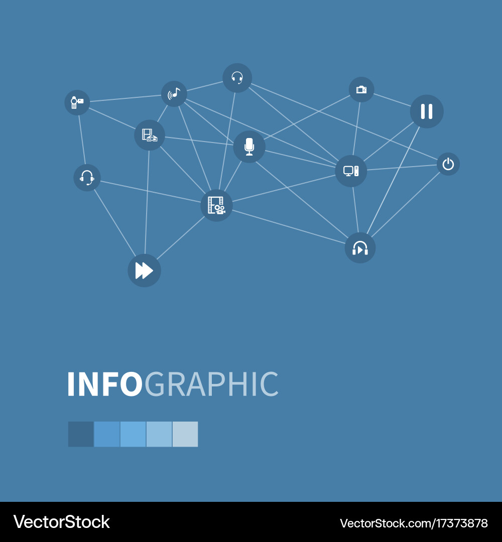 Set of simple multi icons Royalty Free Vector Image